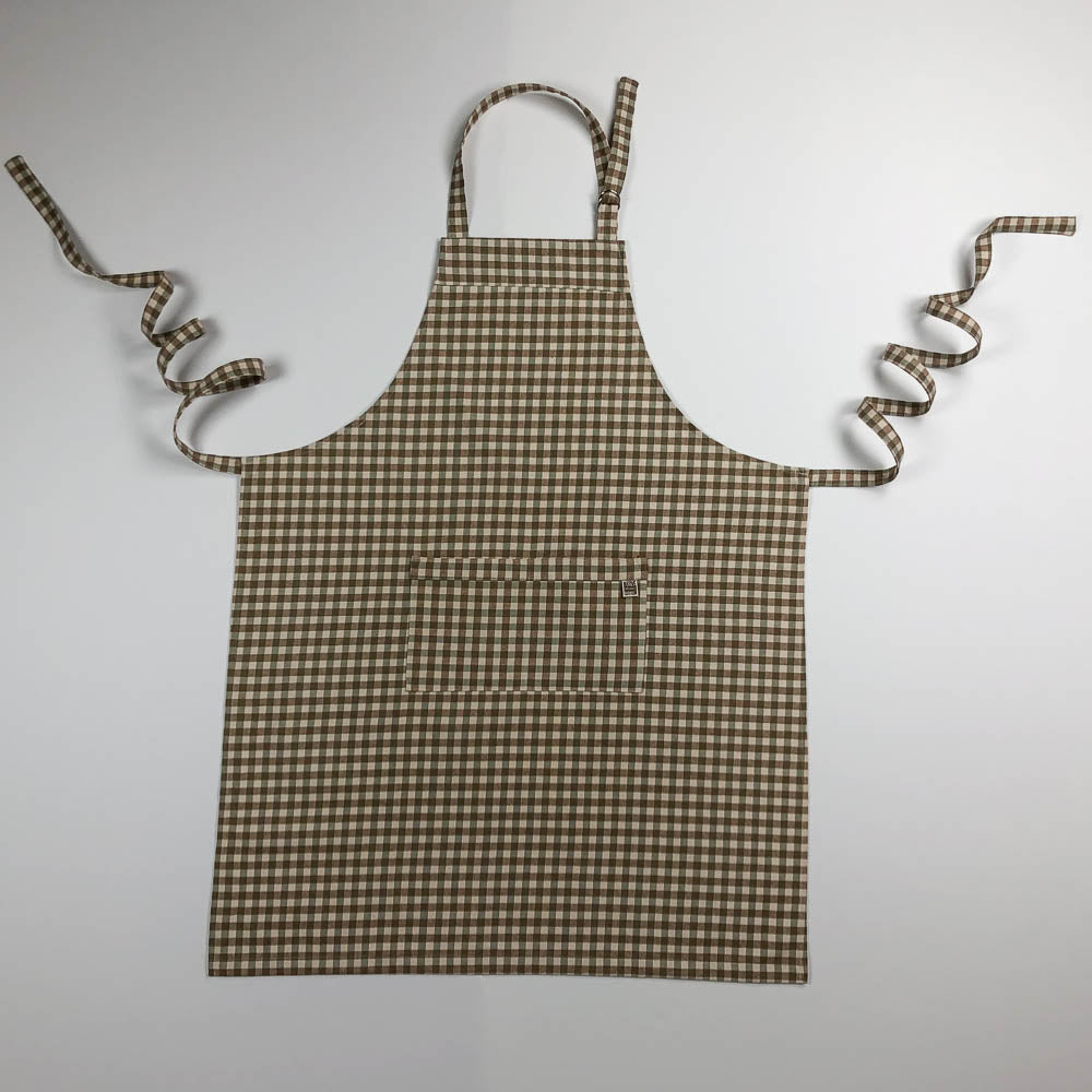 Gingham Check Aprons - 100% USDA Certified Organic Cotton – Native Organic