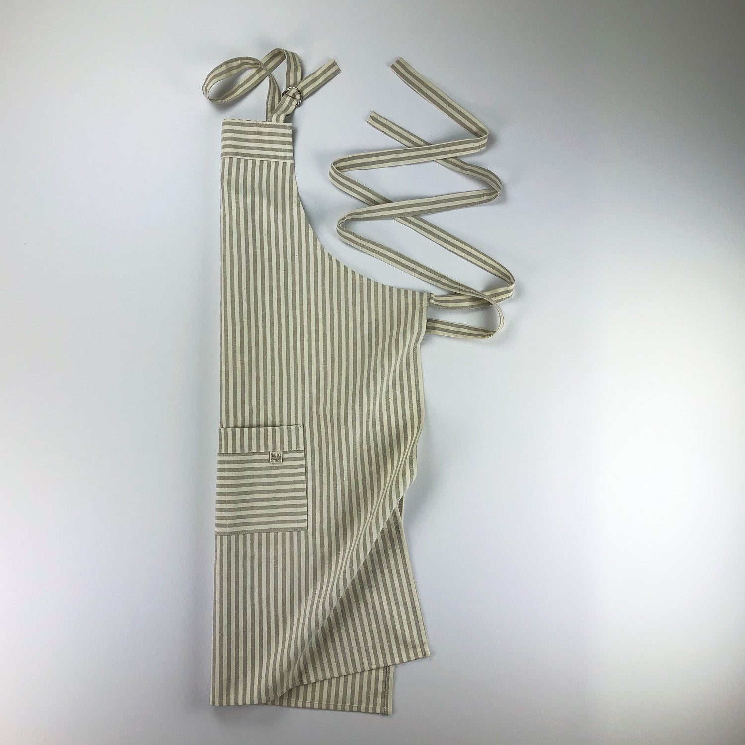 Ticking Stripe Aprons - 100% USDA Organic Cotton – Native Organic