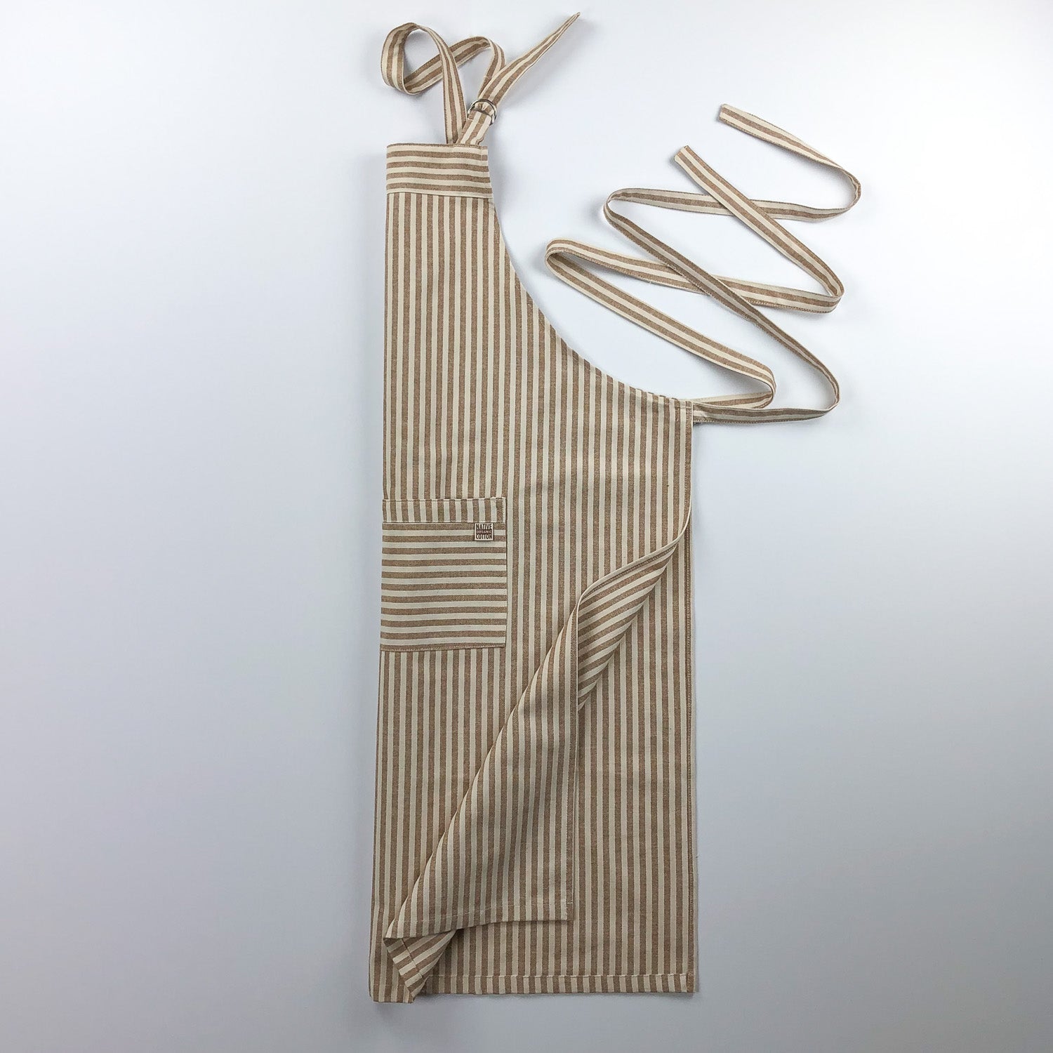 Ticking Stripe Aprons - 100% USDA Organic Cotton – Native Organic