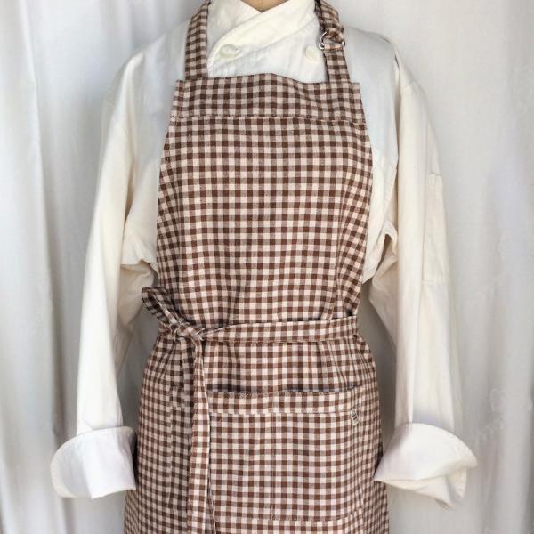 Gingham Check Aprons - 100% USDA Certified Organic Cotton – Native Organic